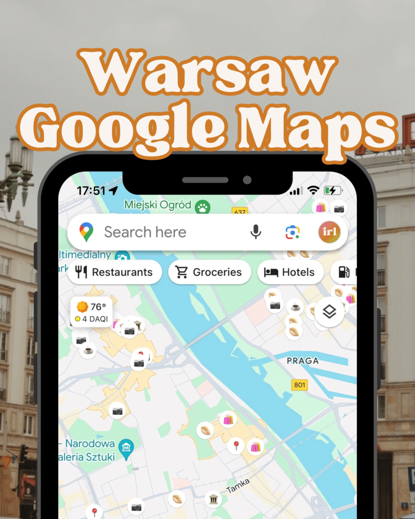 Warsaw Google Maps Download | rachel irl
